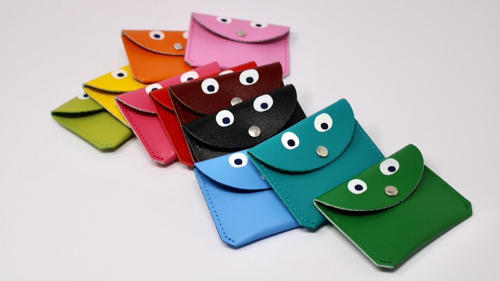 Mini Money Googly Eye Purse Ark Colour Design Retail