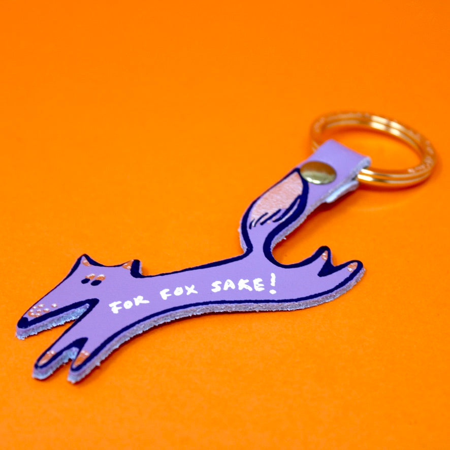 For Fox Sake Key Fob – Ark Colour Design - Retail