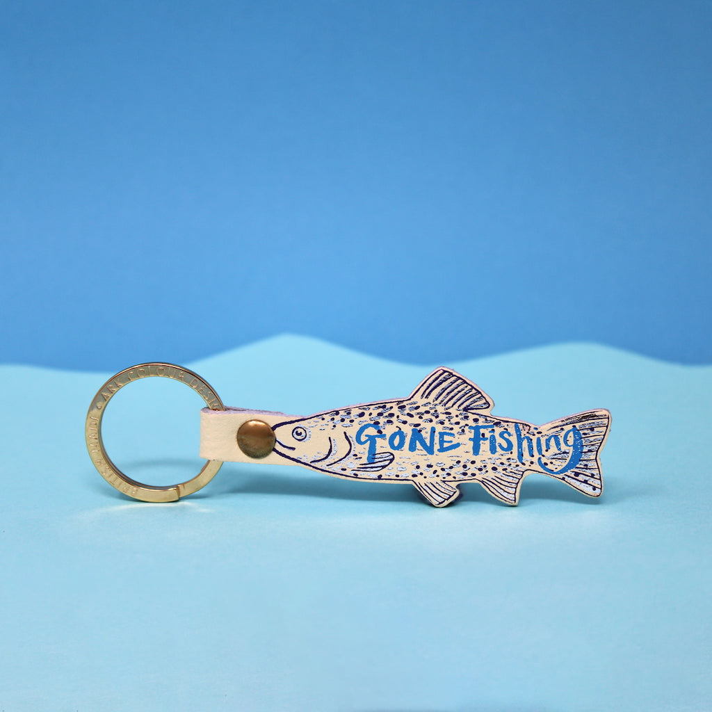 Gone Fishing Key Fob – Ark Colour Design - Retail