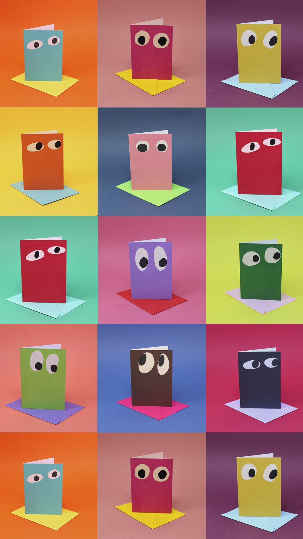 Googly Eye Mini Card – Ark Colour Design - Retail
