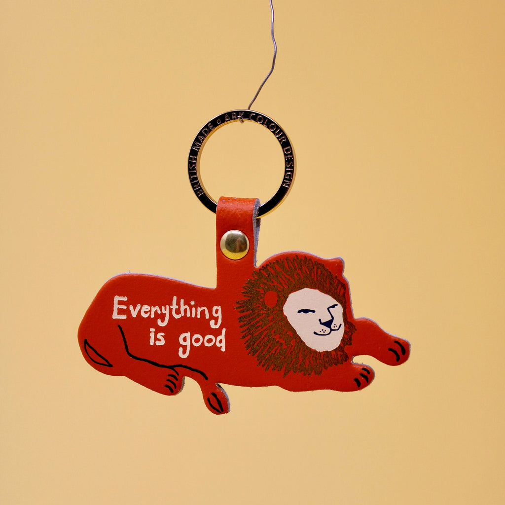 It's All Good Lion Key Fob – Ark Colour Design - Retail