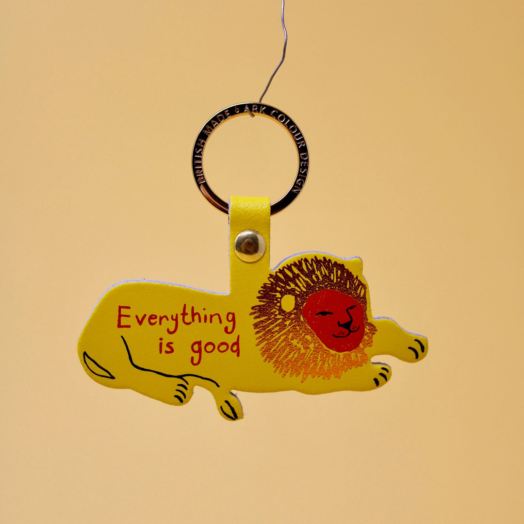 It's All Good Lion Key Fob – Ark Colour Design - Retail